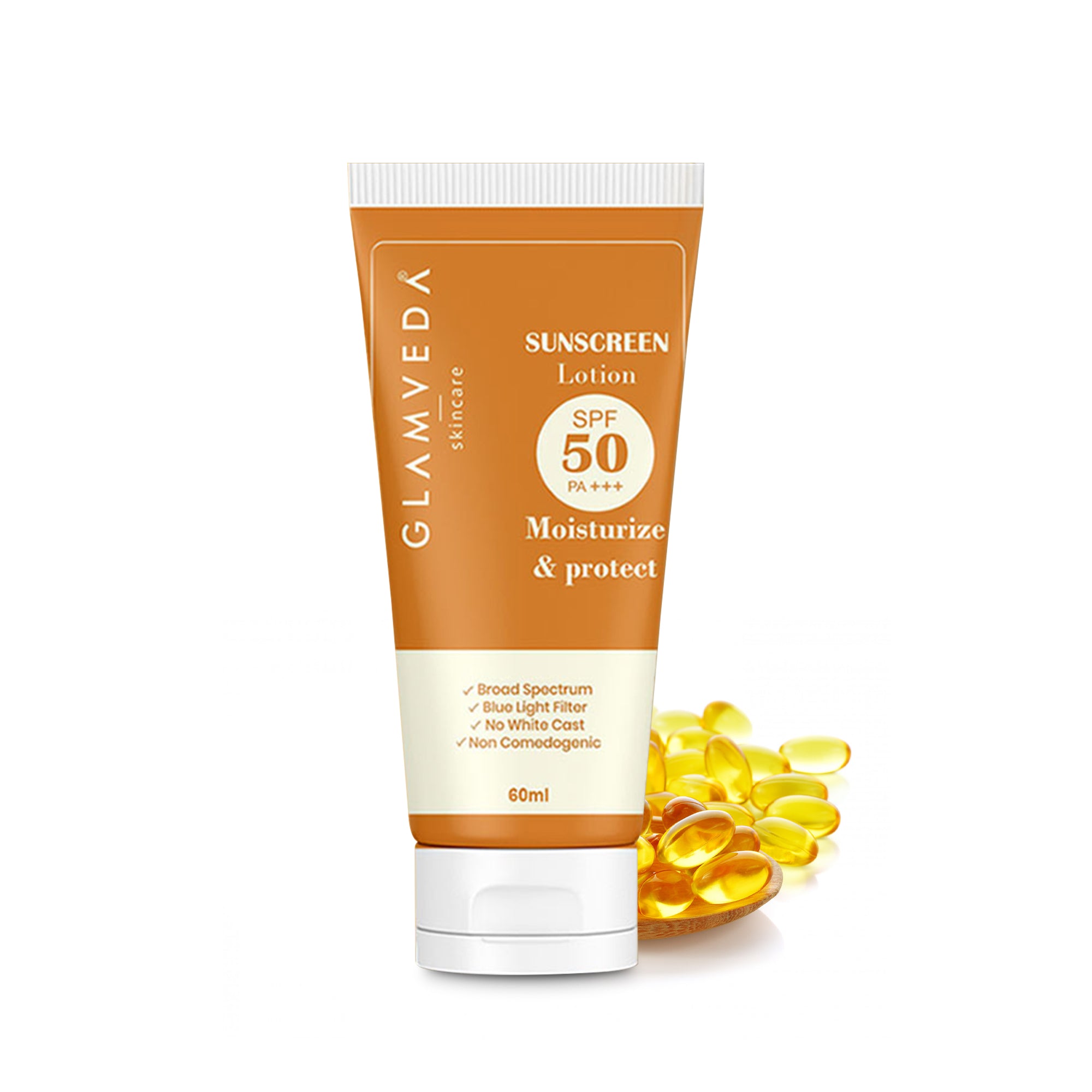 Glamveda Hybrid Sunscreen Lotion Spf 50 PA+++ | Ultra lightweight ...