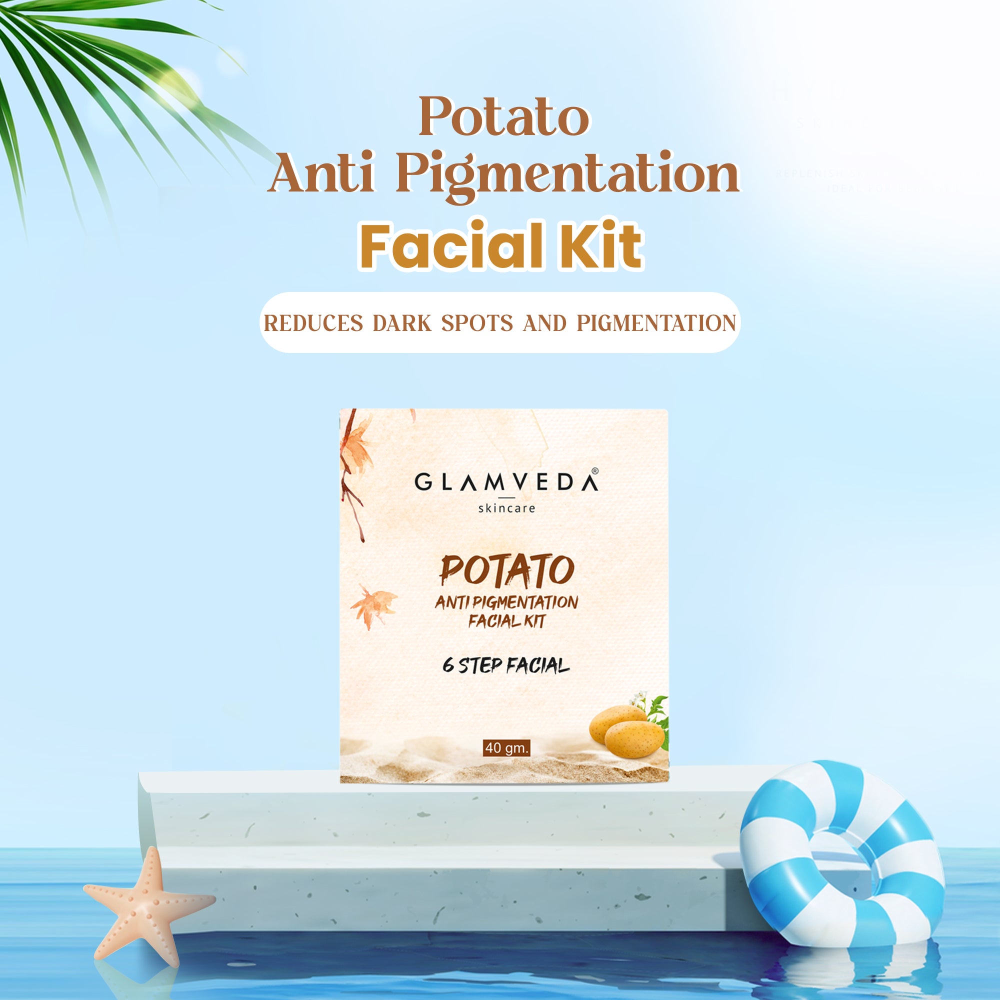 Glamveda Potato Anti Pigmentation Facial Kit 40gm – Glamveda Skincare